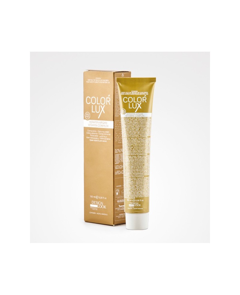 Vopsea profesionala pentru par castaniu roscat deschis intens Color Lux ...