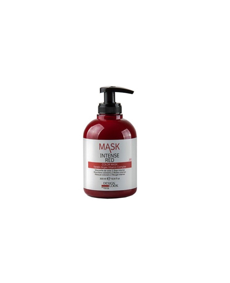 Masca de par coloranta Profesionala Design Look Red 300 ML